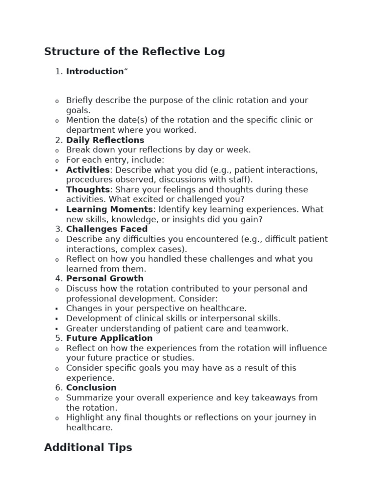 Reflective Log Structure Guide | PDF