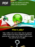 Introduction To Agricultural Policy and Development | PDF | Exports ...