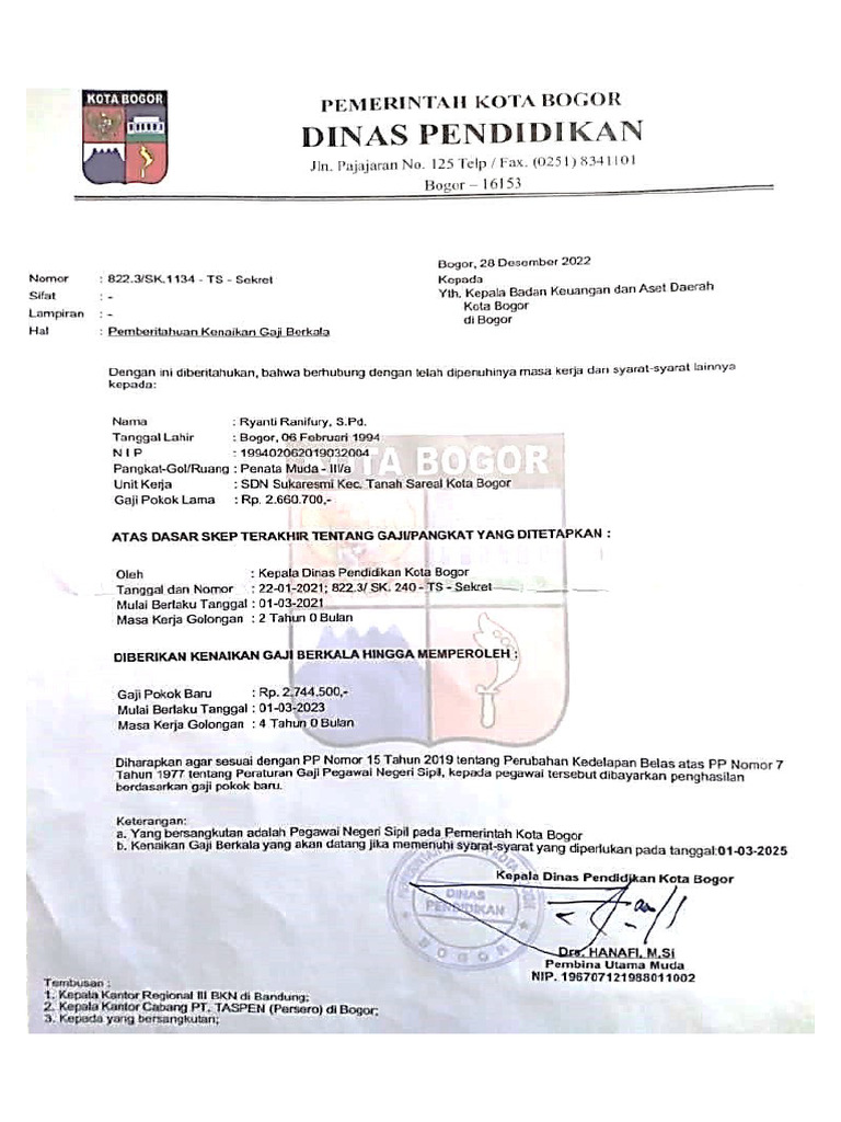 Ryanti R - SK KGB Mar 2023 | PDF