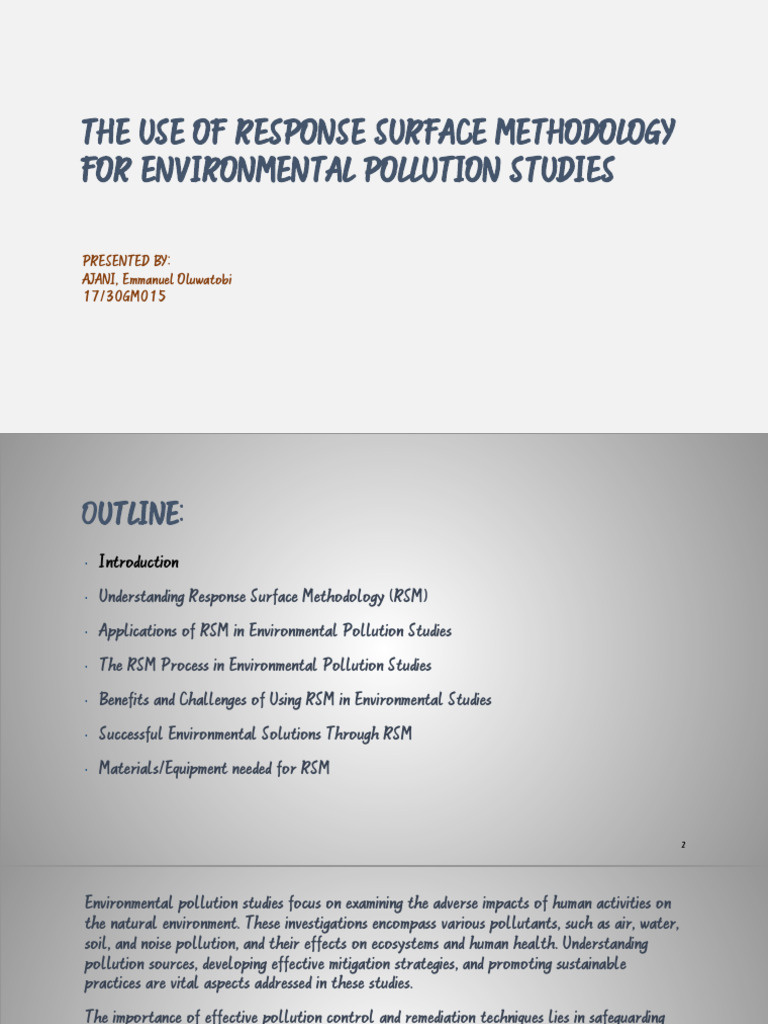 17-30GM015 ENVIRONMENTAL POLLUTION CONTROL | PDF | Environmental Remediation | Water Pollution