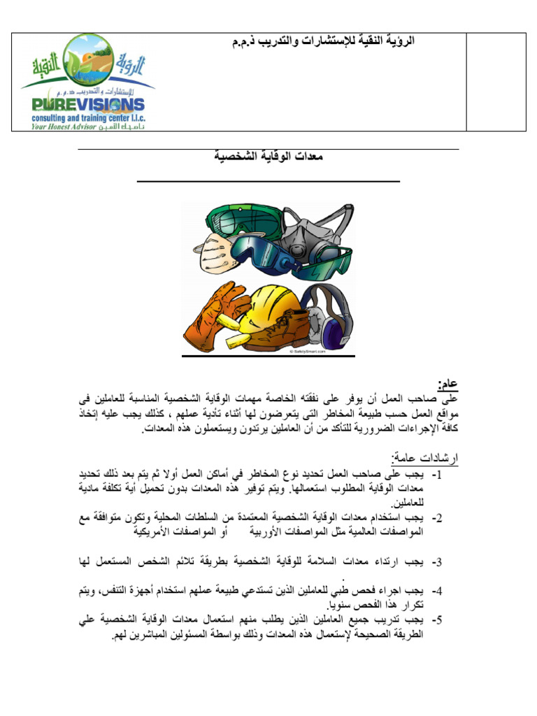 Pure Consulting & Training Center L.L.C: Visions | PDF