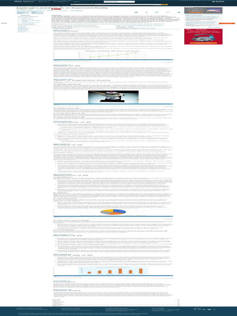 Exploration and Aspects On Augmented Reality - IEEE Conference Publication - IEEE Xplore | PDF ...