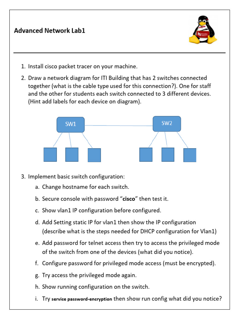 Lab1 Network | PDF | Computers