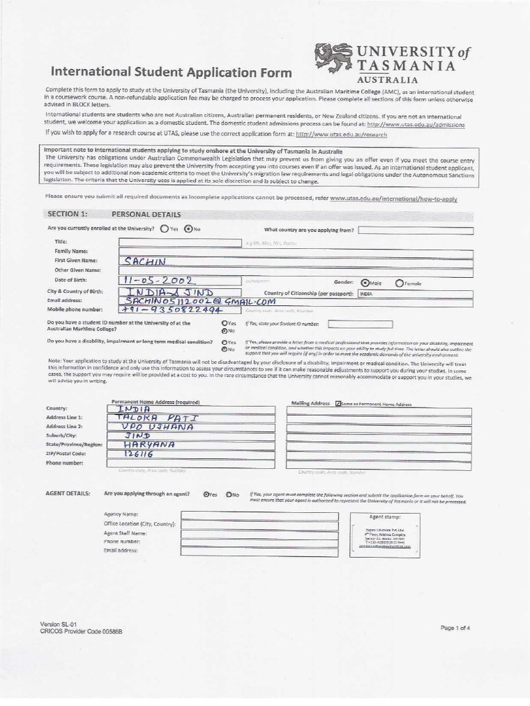 Sachin Utas App Forms | PDF