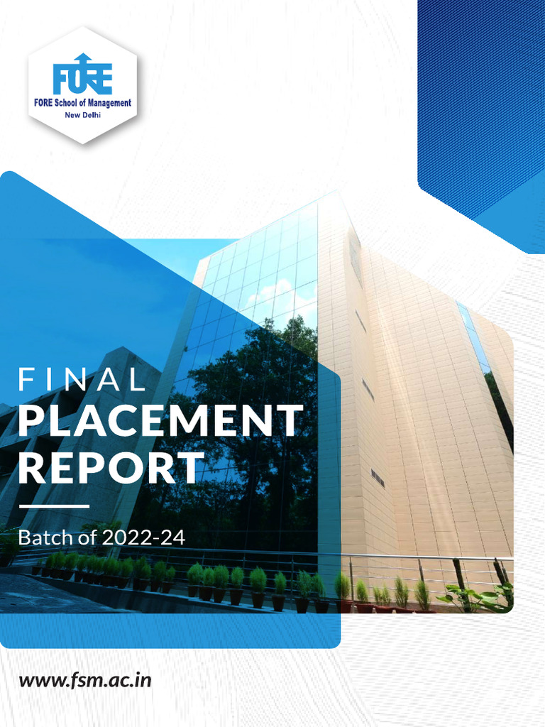 Placement Report 2024 | PDF