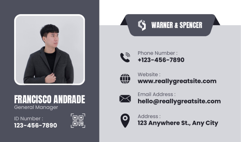 General Manager Business Card | PDF