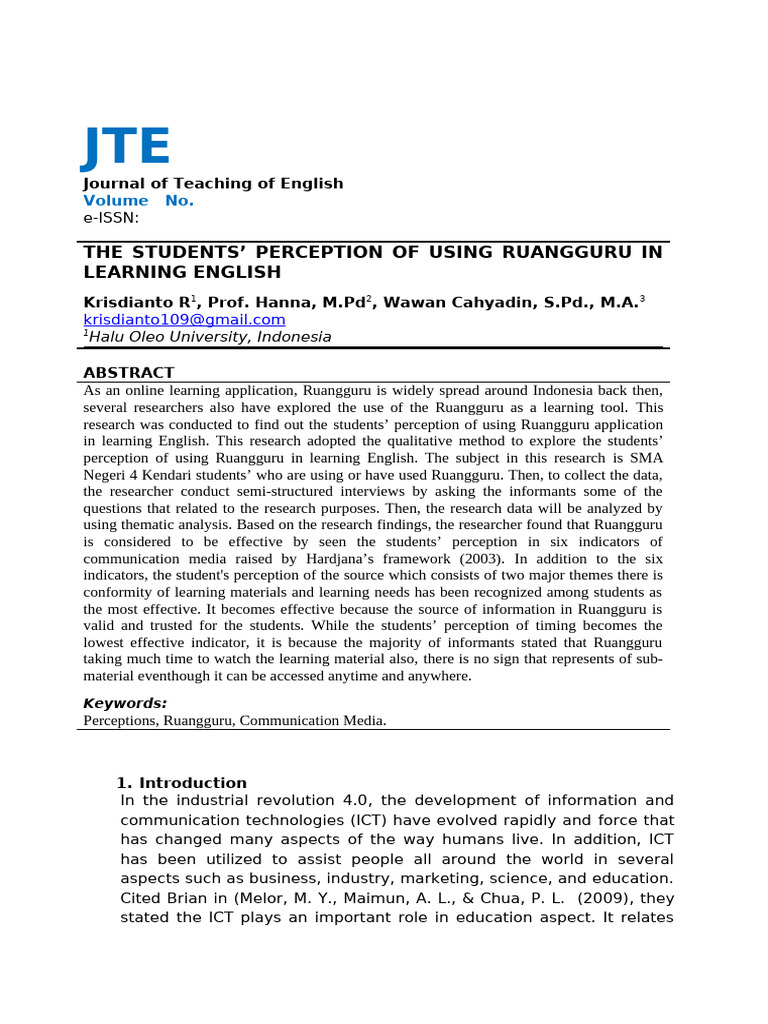 Krisdianto Ade | PDF | Educational Technology