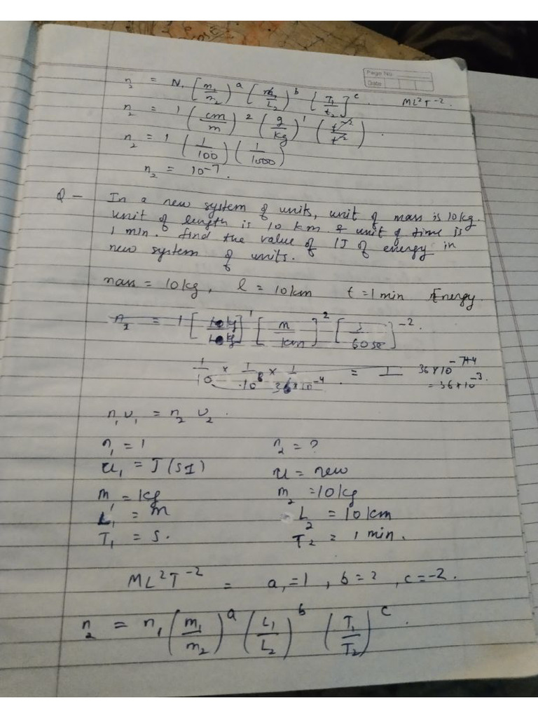 Physics Work Class 11 | PDF