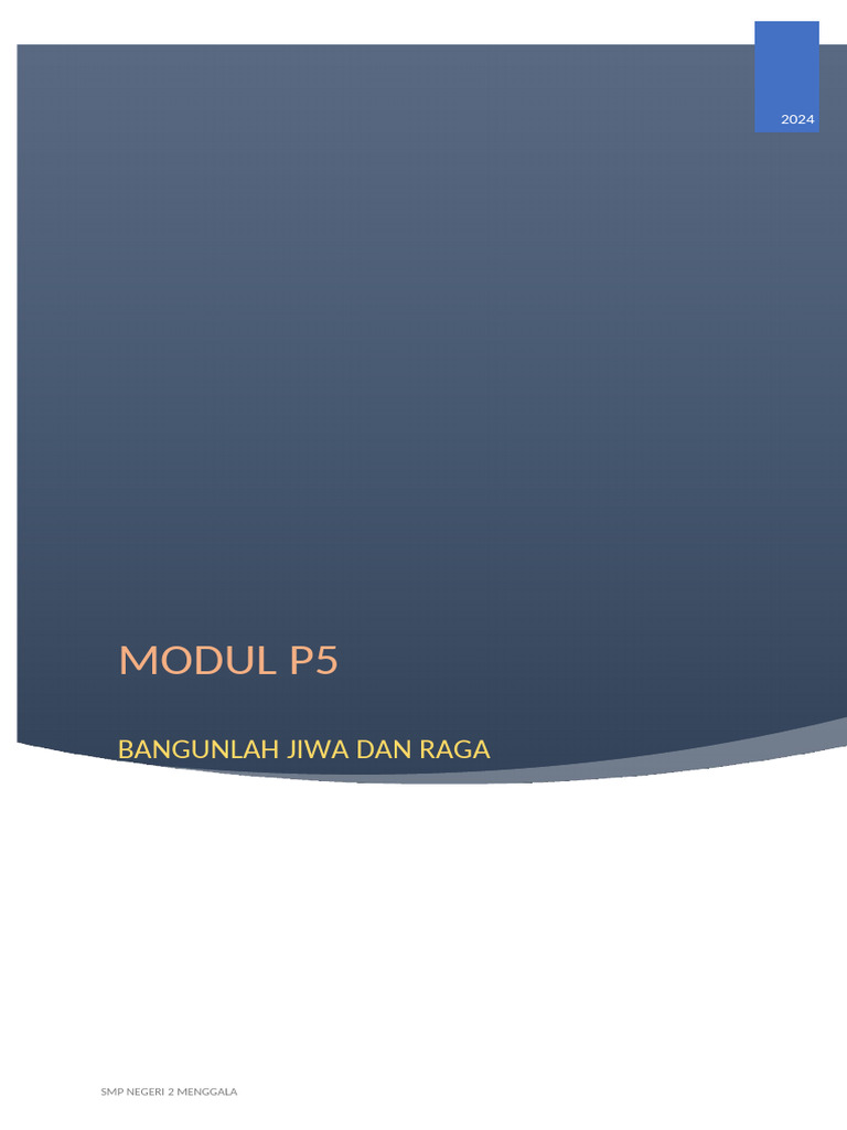 Modul Bangun Jiwa Dan Raga | PDF