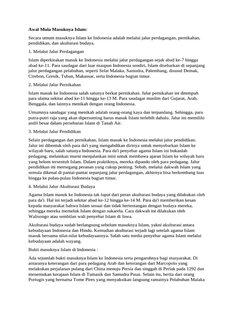 Materi KLP 7 HK Islam Fixx | PDF