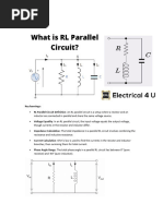 Parallel RL Circuit Analysis Guide | PDF | Electrical Impedance ...