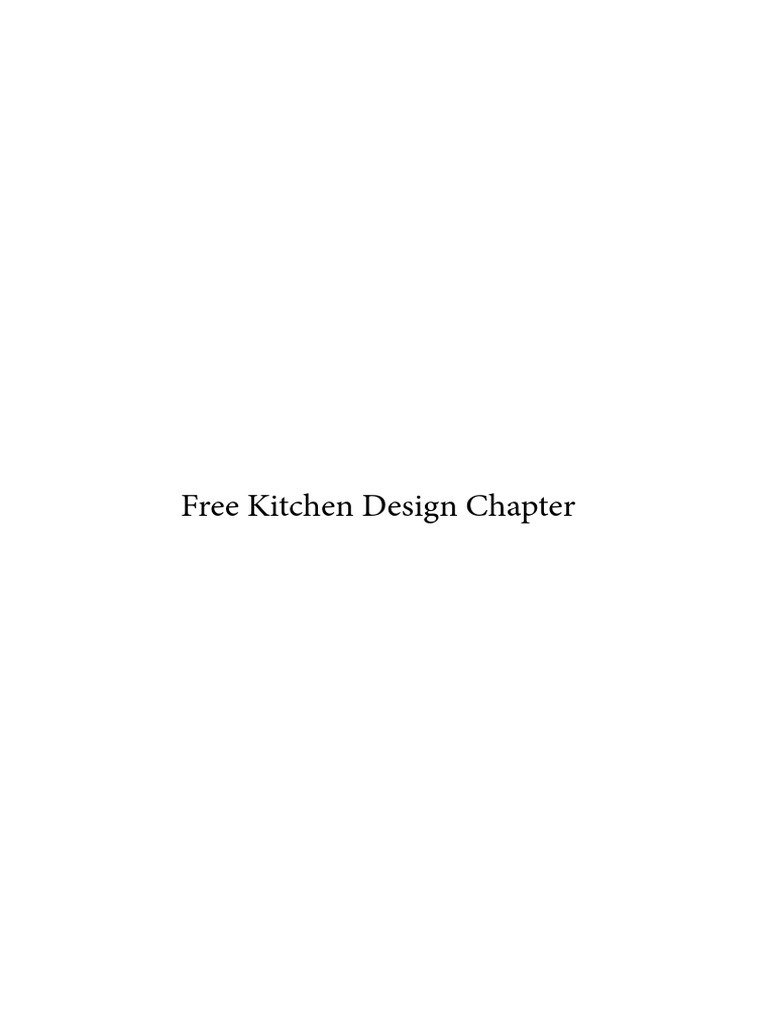 Kitchen design sample | PDF | Home