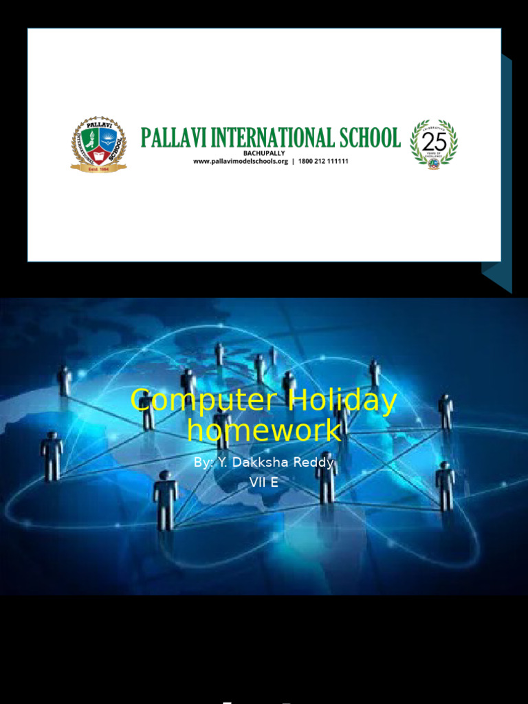 Holiday Homework (Computer) | PDF | Deforestation | Forests