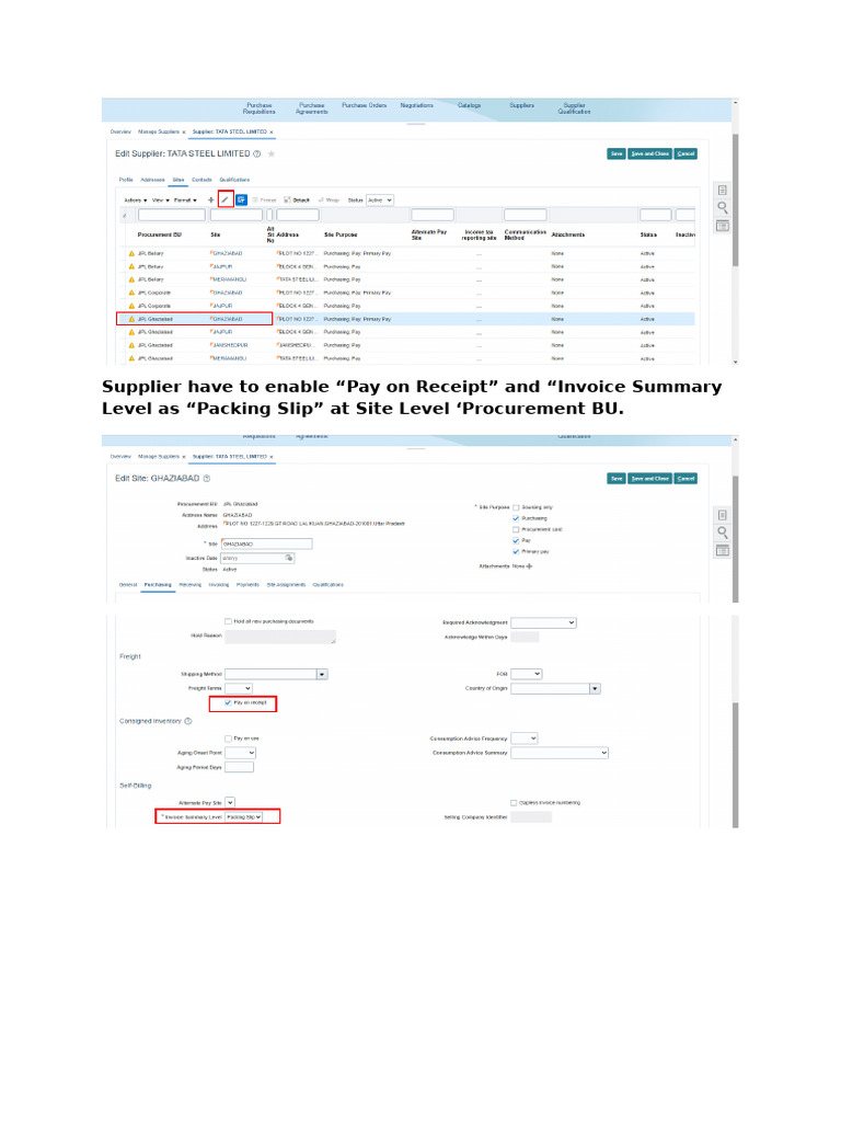 ERS-Auto Payable Invoice Manual | PDF