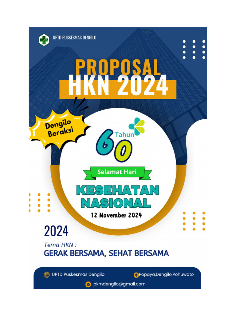 Proposal Kegiatan HKN 2024 Kab. Pohuwato | PDF