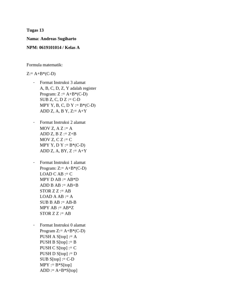 Tugas 13 (0619101014) | PDF