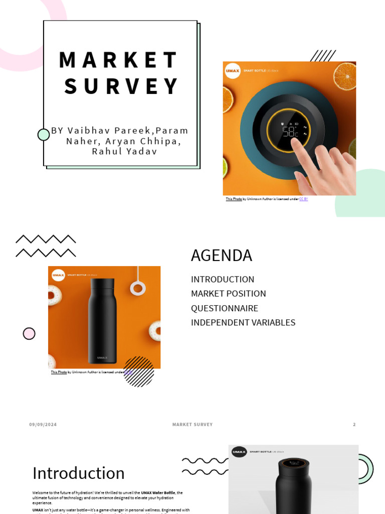 UMAX Water Bottle Market Survey Insights | PDF | Marketing | Marketing ...