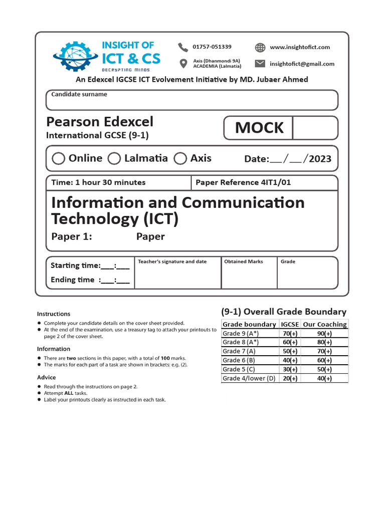Mock #14 QP | PDF | Disk Storage | Desktop Computer