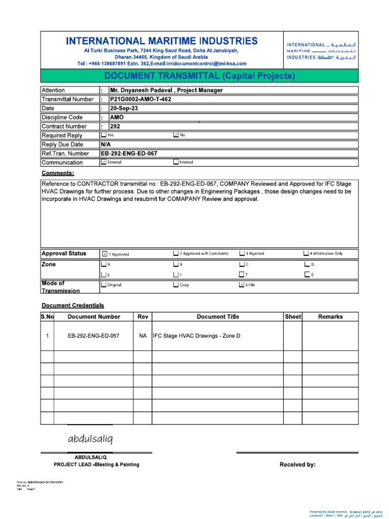 P21g0002-Amo-T-462-Imi Approval | PDF