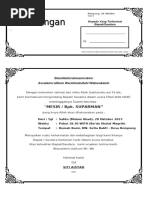 Format Surat Undangan Resmi | PDF