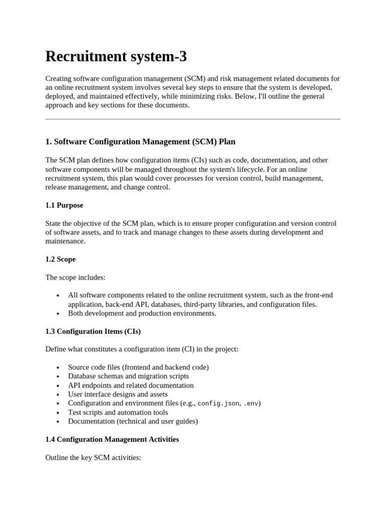 System Configuration Risk Management-3 | PDF | Risk Management ...