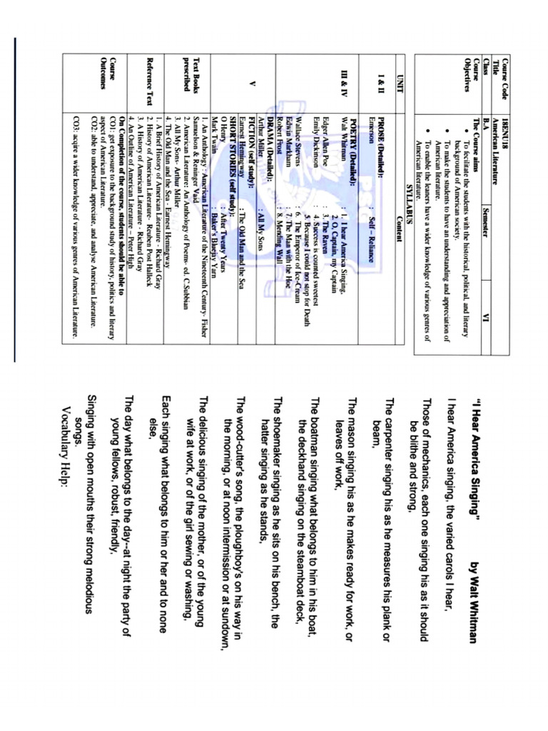 American Literature | PDF