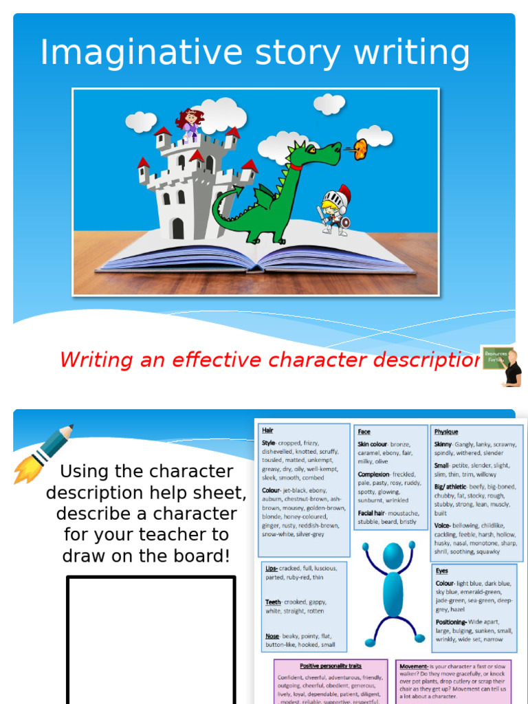 Imaginative-Story-Writing - L4 - Describing-Characters 2 | PDF ...