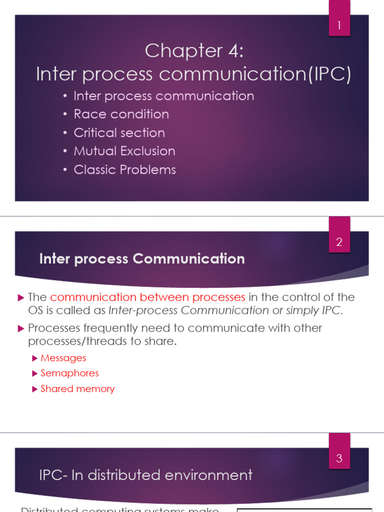 Chapter 4 IPC New 2 | PDF | Process (Computing) | Computer Engineering