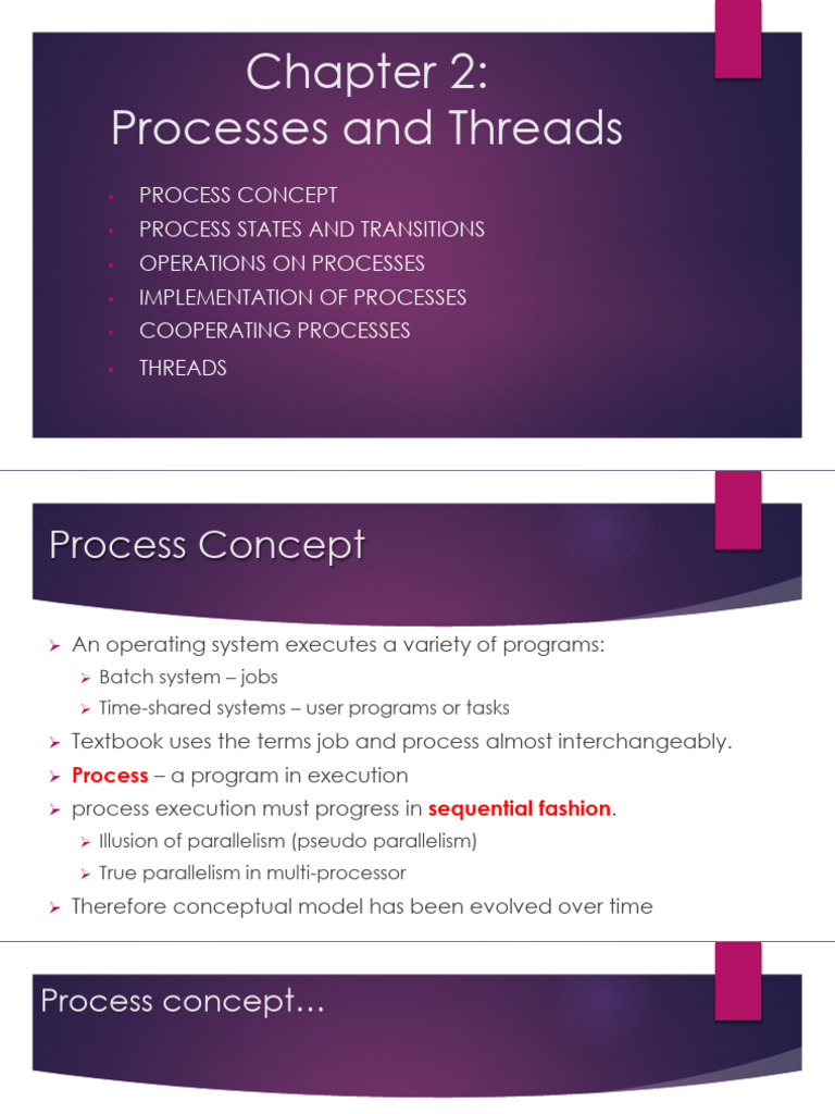 Chapter 02 New 2 | PDF | Thread (Computing) | Process (Computing)
