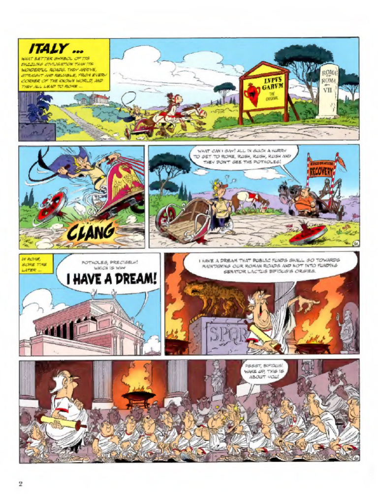 Asterix Comics - 37 Asterix and The Chariot Race - PDF Room | PDF | Art