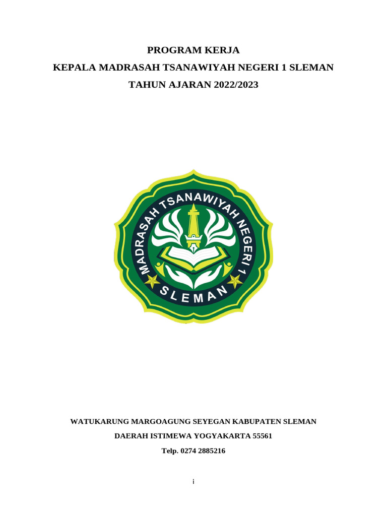Program Kerja Kamad | PDF