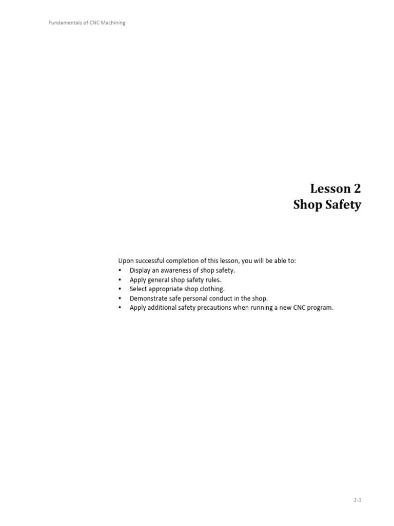 CNC Shop Safety Quiz &answer - 20230722 | PDF | Numerical Control | Shoe