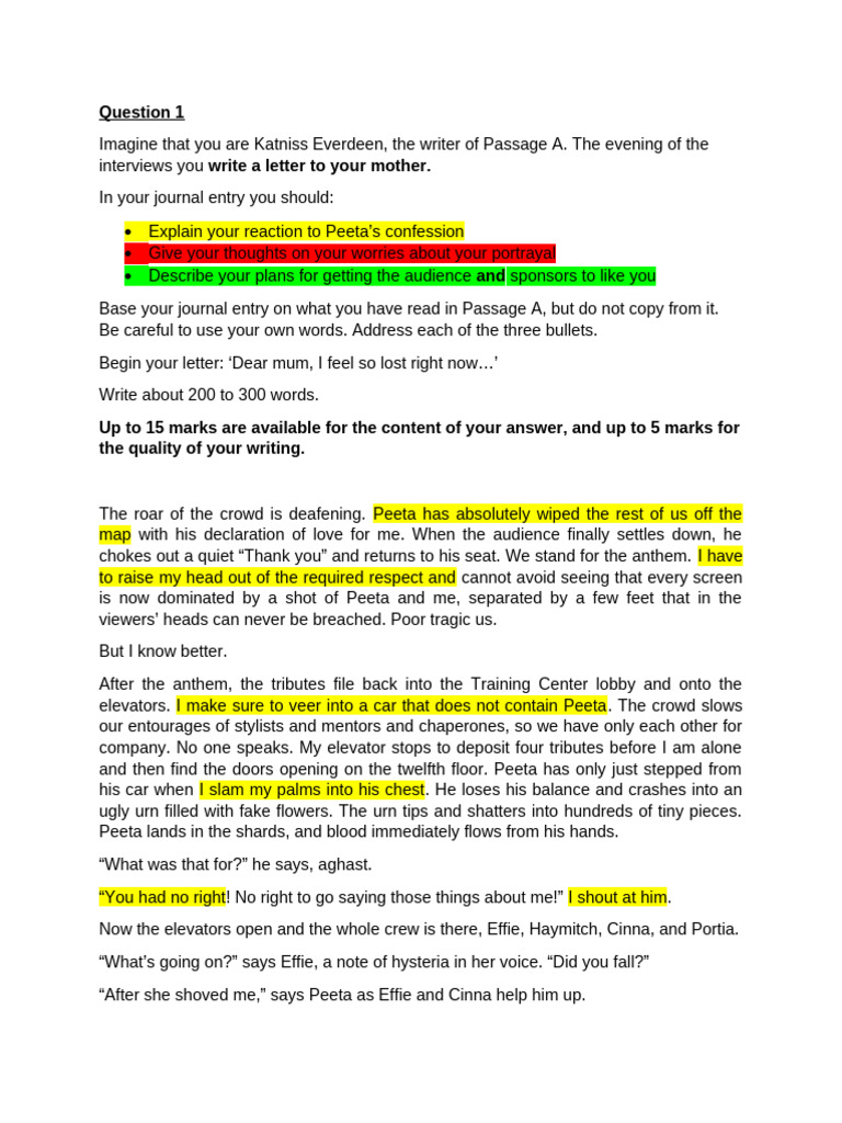 Letter Q1 (Annotated For Bullet Points) | PDF | Poetry