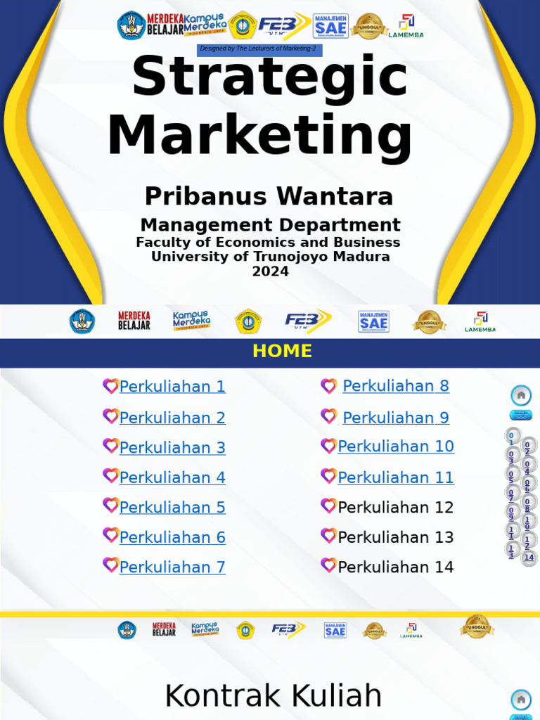 Strategic Marketing Course Overview 2024 | PDF | Marketing | Marketing ...