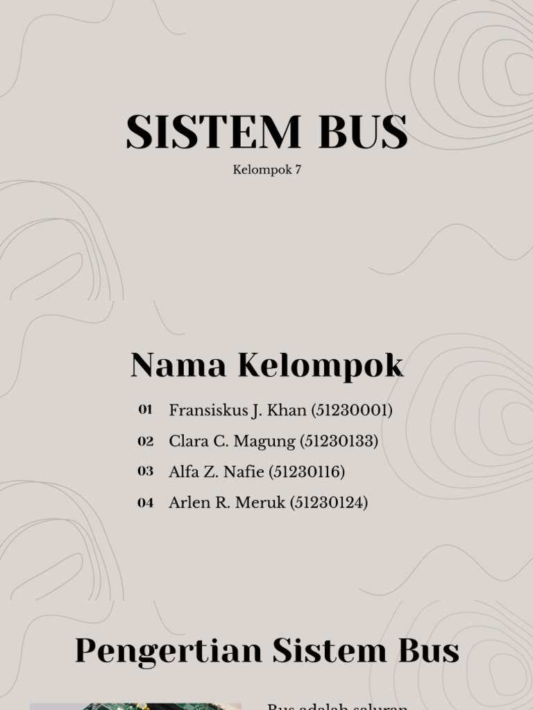 Sistem Bus - Kelompok 7 | PDF