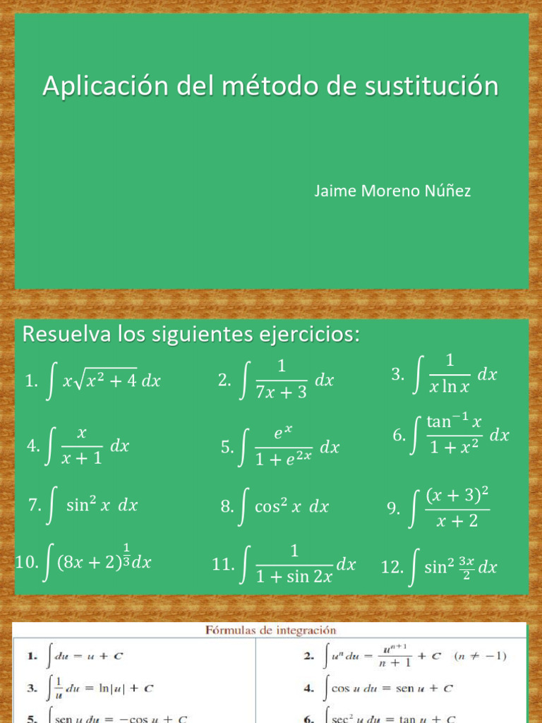 Método de Sustitución | PDF