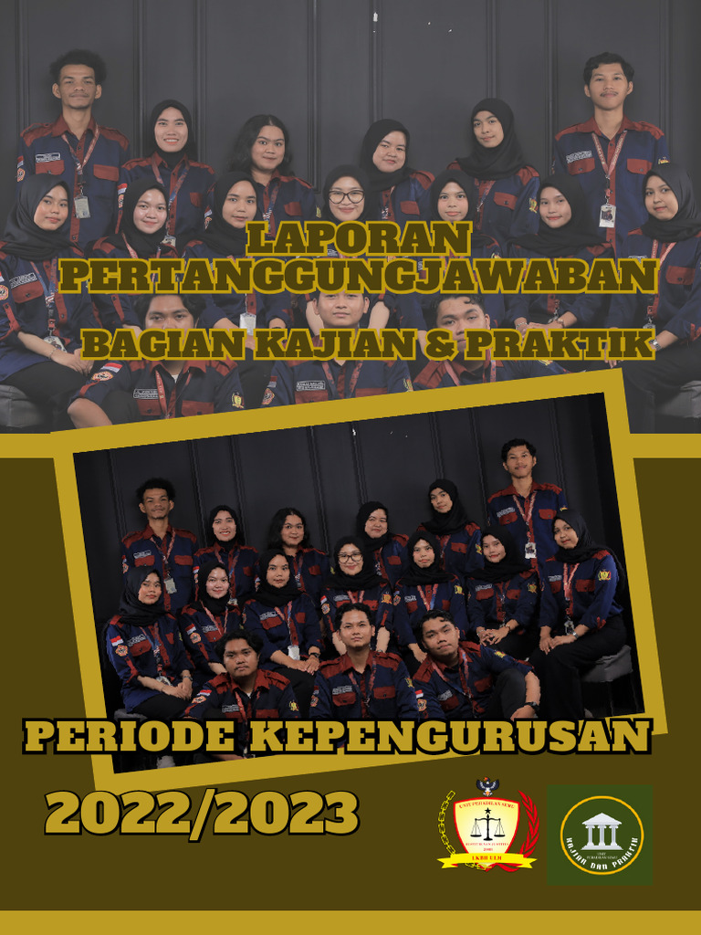 LPJ Bagian Kajian Dan Praktik Final | PDF