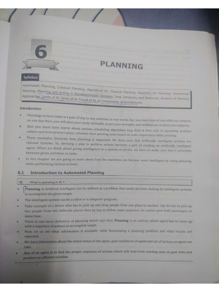 AI Unit 6 | PDF