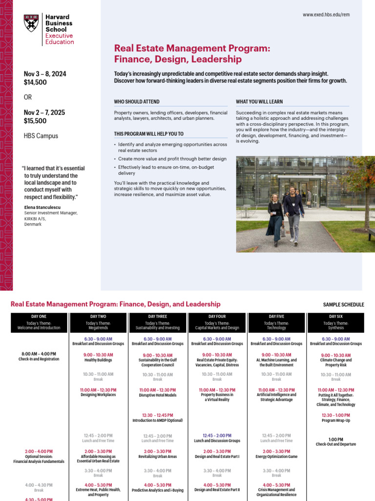 Real Estate Management Program Brochure | PDF | Discrimination