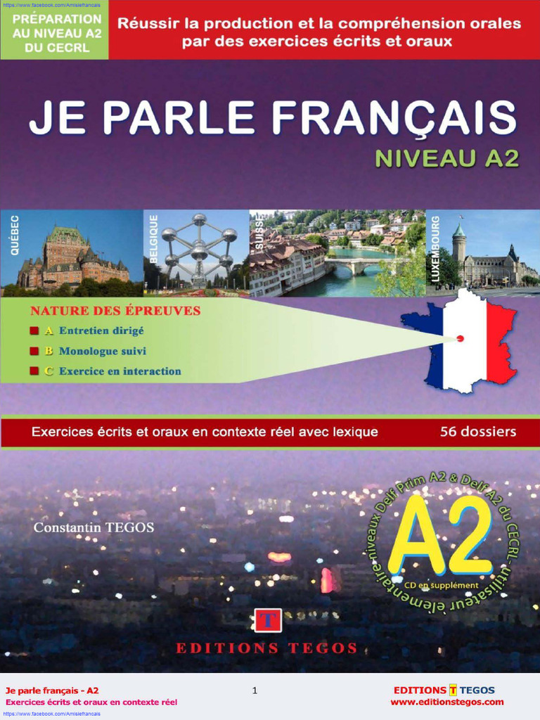 Exercices de français niveau A2 | PDF