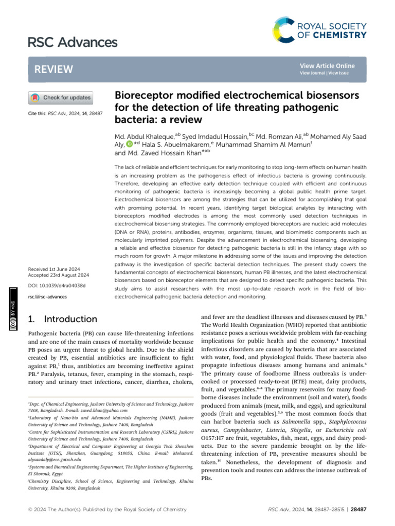 Biosensor 1 | PDF | Biosensor | Enzyme