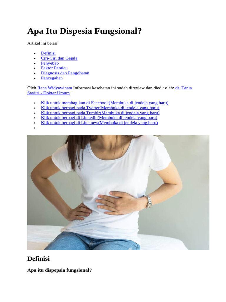 Dyspepsia Syndrom | PDF