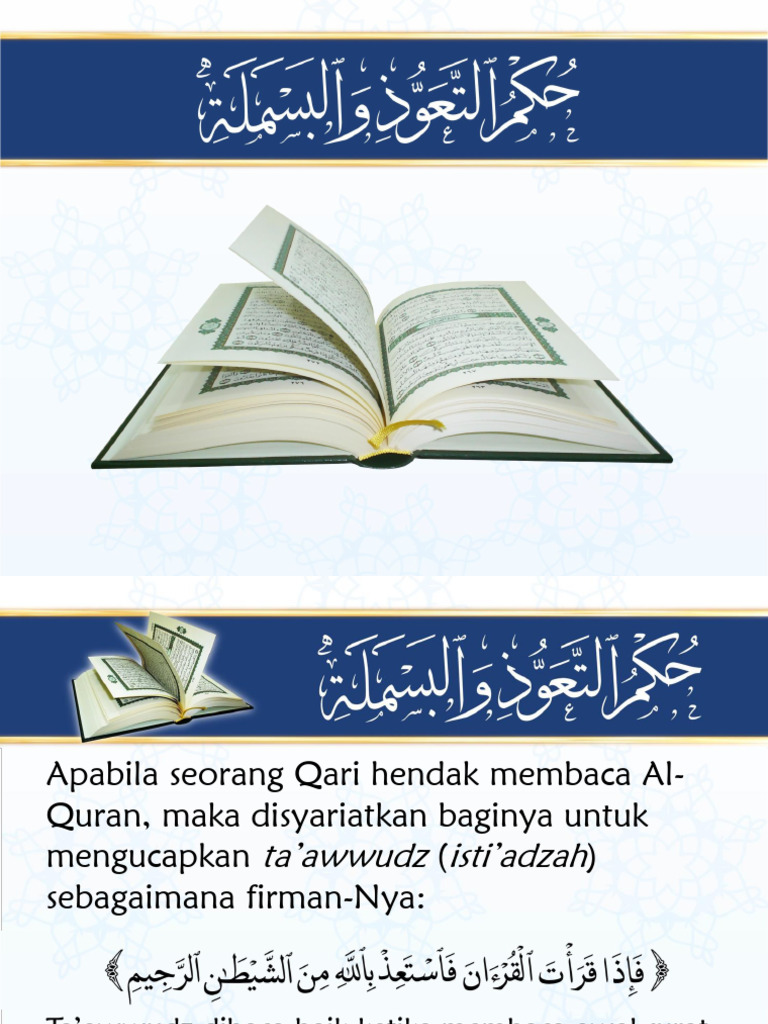 014 Istiadzah Dan Basmalah | PDF