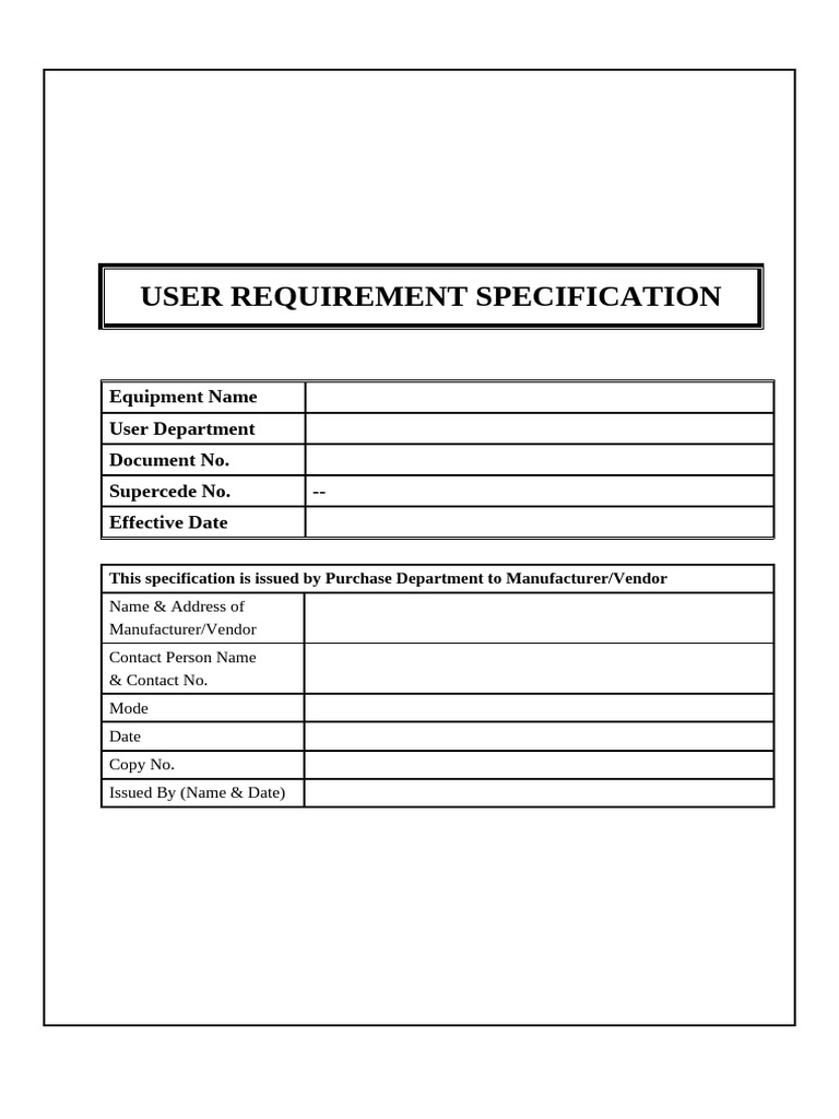 03 URS For Compressed Air Modification | PDF | Specification (Technical Standard)