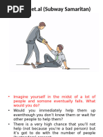 Piliavin's Good Samaritan Study Summary | PDF | Experiment ...