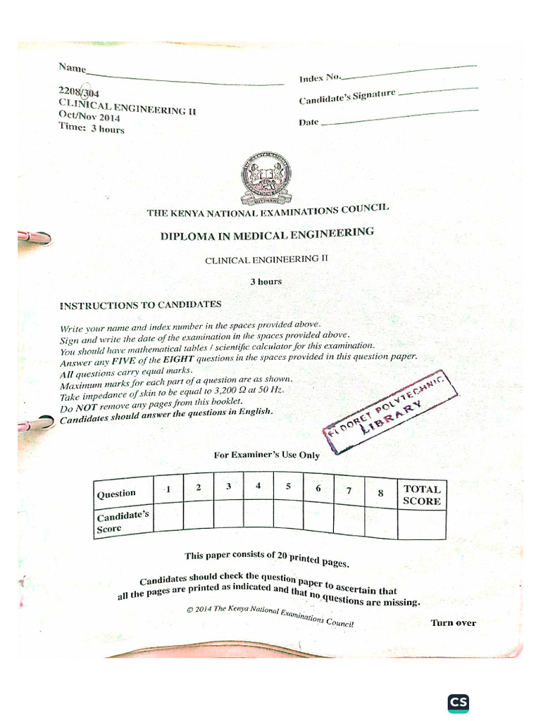 Clinical Engineering | PDF