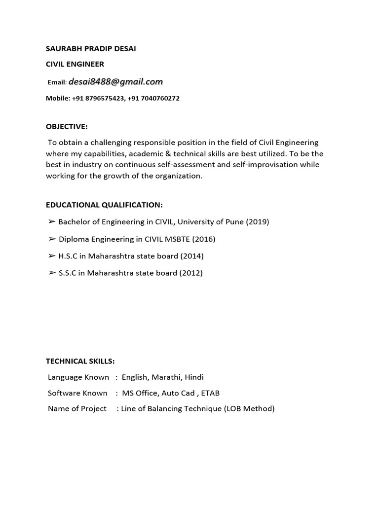 Saurabh Pradip Desai New 2023 Sample Paper | PDF | Engineering
