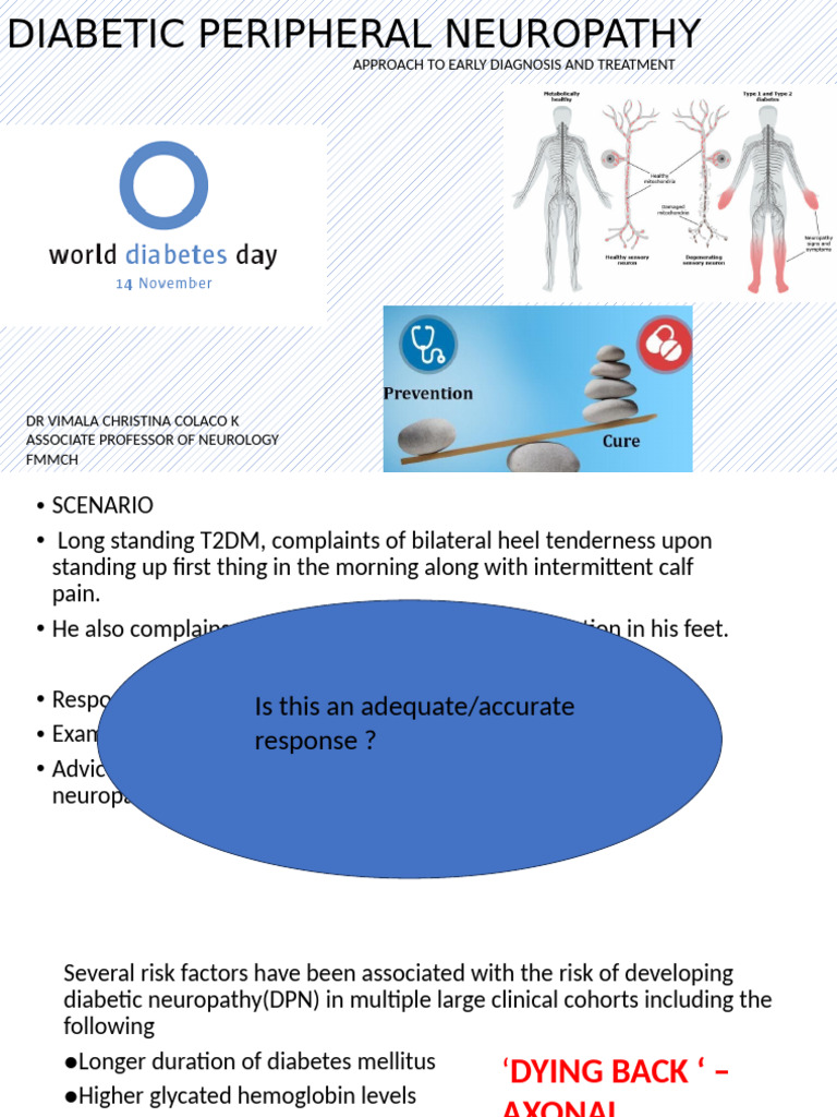 Diabetic Peripheral Neuropathy Guide | PDF | Peripheral Neuropathy ...