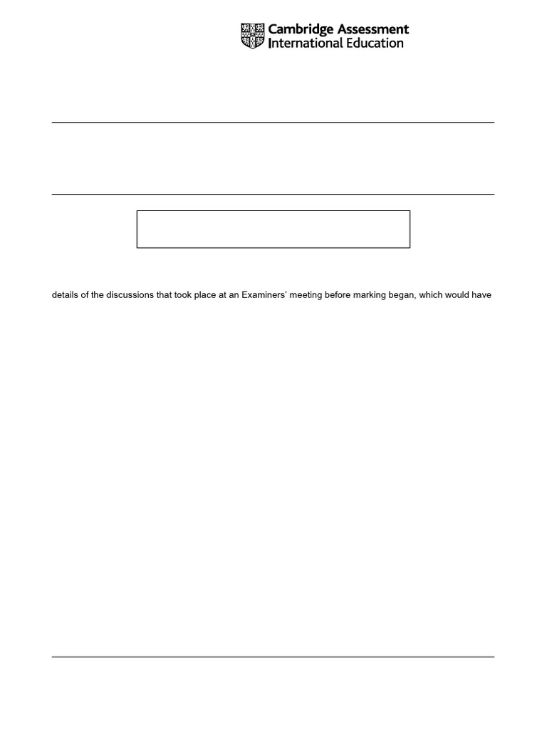 Cambridge International AS & A Level: Business 9609/33 | PDF | Dividend ...