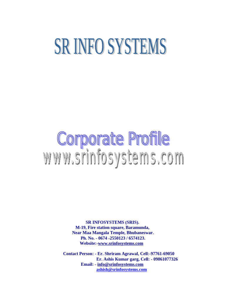Software Development Company Profile | PDF | World Wide Web | Internet & Web